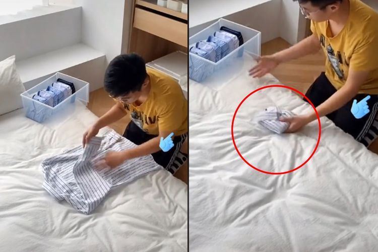 Cara Lipat Kemeja Agar Rapi dan Tidak Makan Tempat, Patut Dicoba!
