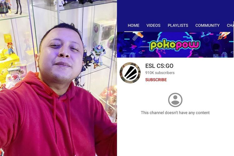 Akun YouTube Pokopow Diretas, Peretas Sempat Lakukan Streaming Berisi ...