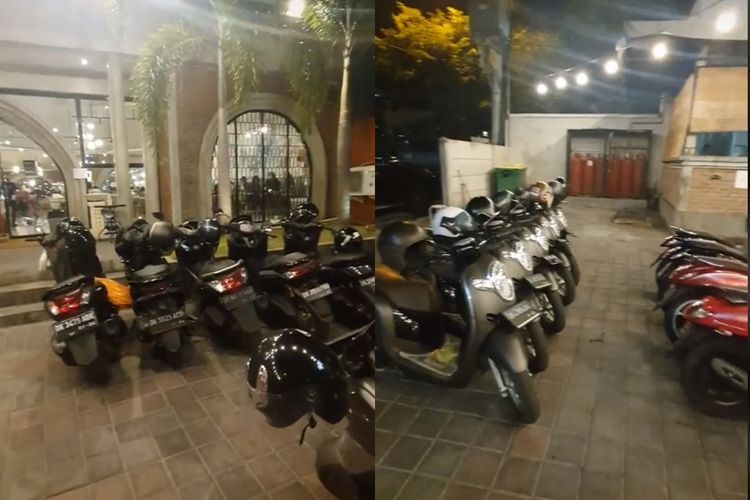 Tukang Parkir ini Susun Rapi Motor Sesuai Jenis & Warnanya, Netizen ...