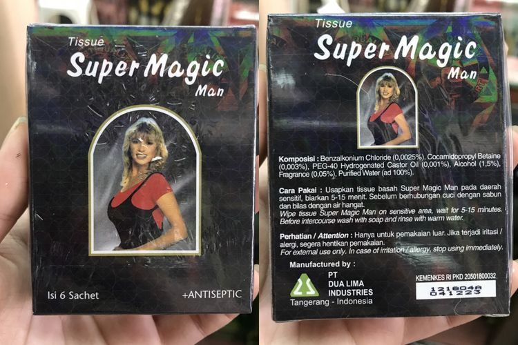 Penggunaan Tisu Magic Yang Benar Adalah Mengusapkannya di Kepala Penis!