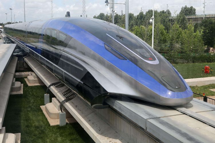 Tiongkok Luncurkan Kereta Api Maglev 600 Kph Pertama, Disebut Kereta ...