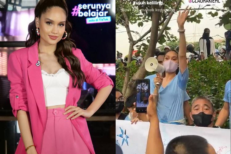 Cinta Laura Gelar Aksi Pungut Sampah di Citayam Fashion Week, Netizen: Keren Level Pro!