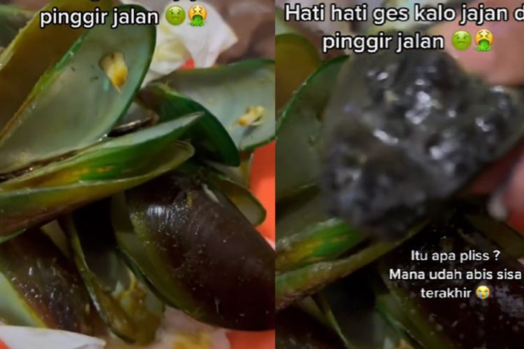 Iyuh! Lagi Asyik Makan Kerang Ijo Cewek Ini Nemu Satu Cangkang Isi ...