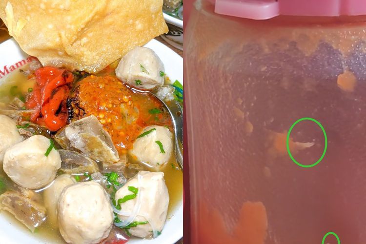 Apes! Sudah Selesai Makan Bakso, Cewek Ini Baru Sadar Ada Belatung ...