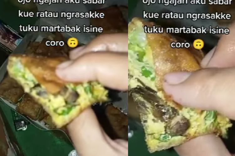 Iyuh! Warganet Ini Temukan Kecoa dalam Isian Martabak, Bagian Kepala ...