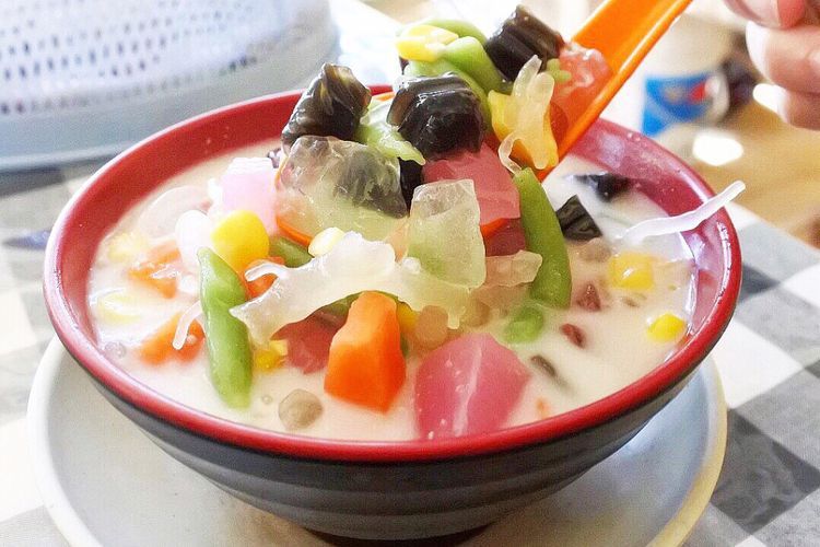 Membuat Es Rumput Laut yang Simpel