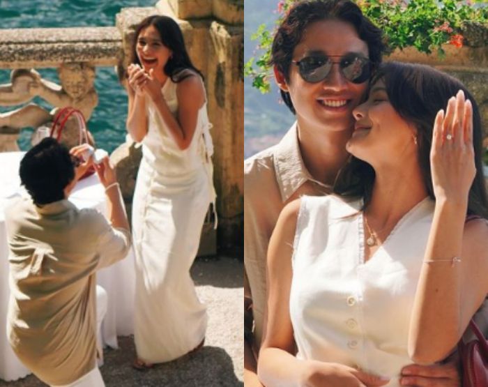 Selamat! Amanda Rawles Dilamar Adriel Susanteo di Italia Usai 7 Tahun ...